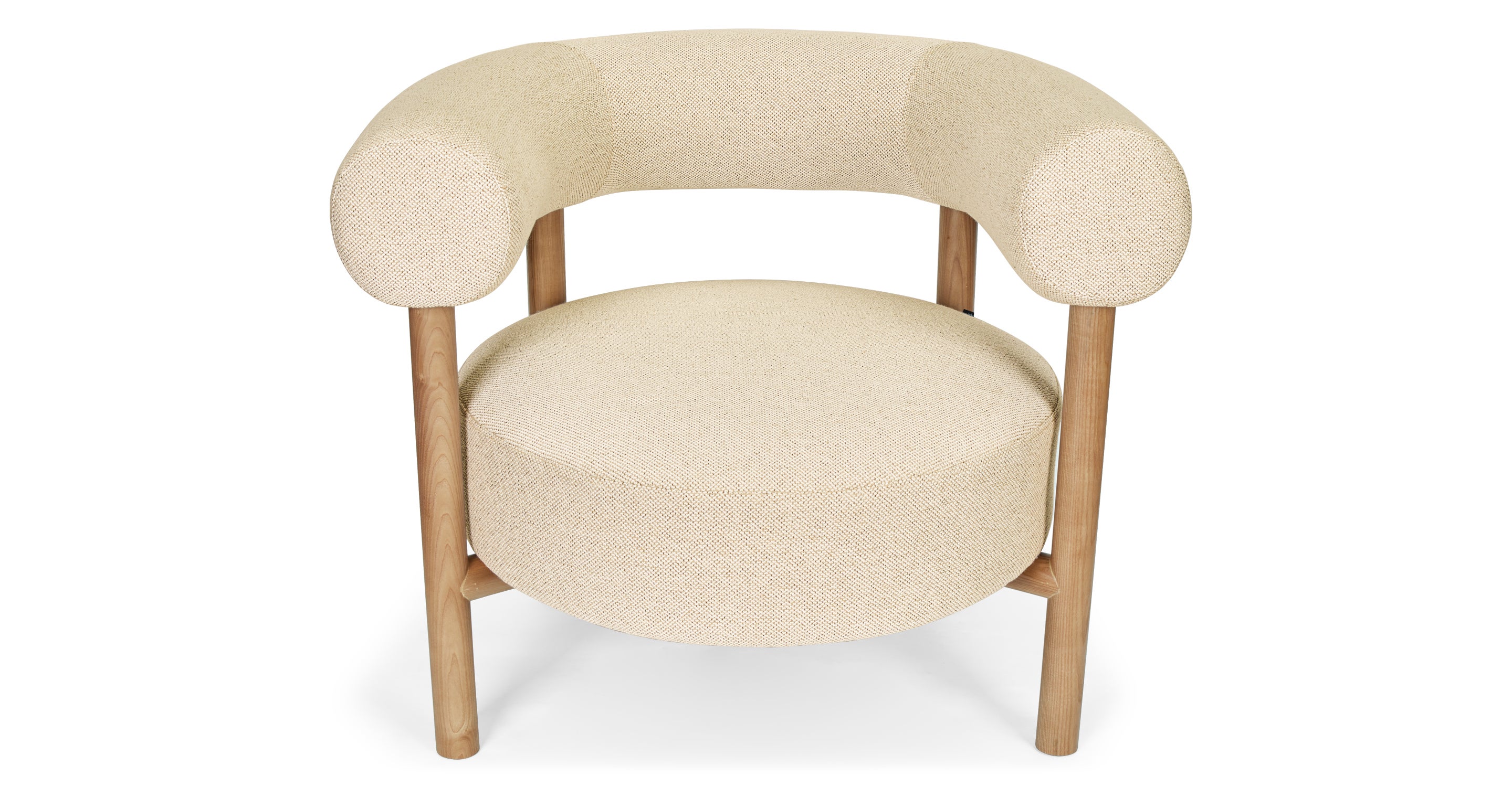 Sillón - Beige arena y madera de fresno - NV GALLERY - CAROL