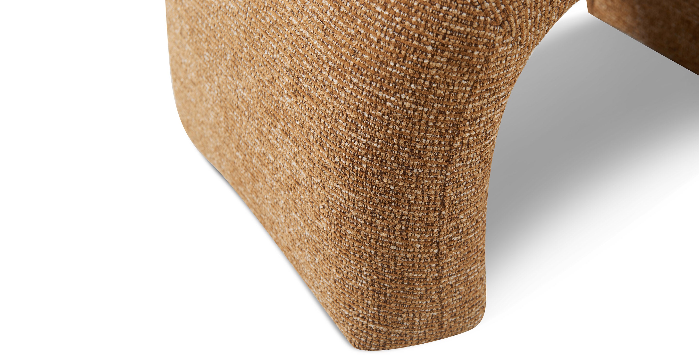 Pouf FLOW tweed in eichenbraun - NV Gallery