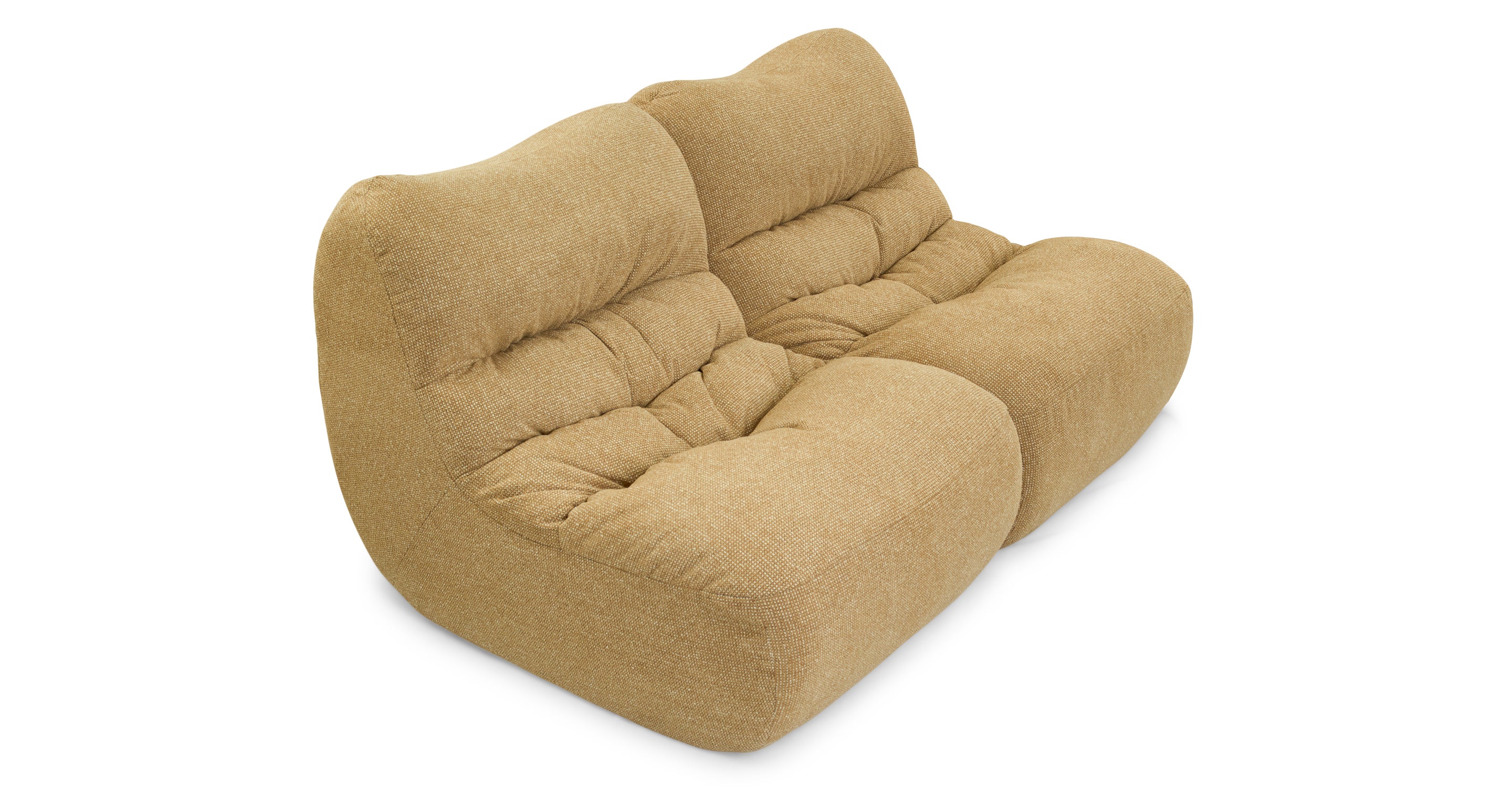 2-Sitzer Modulares Sofa CHILL tweed eichhörnchenbraun - NV Gallery